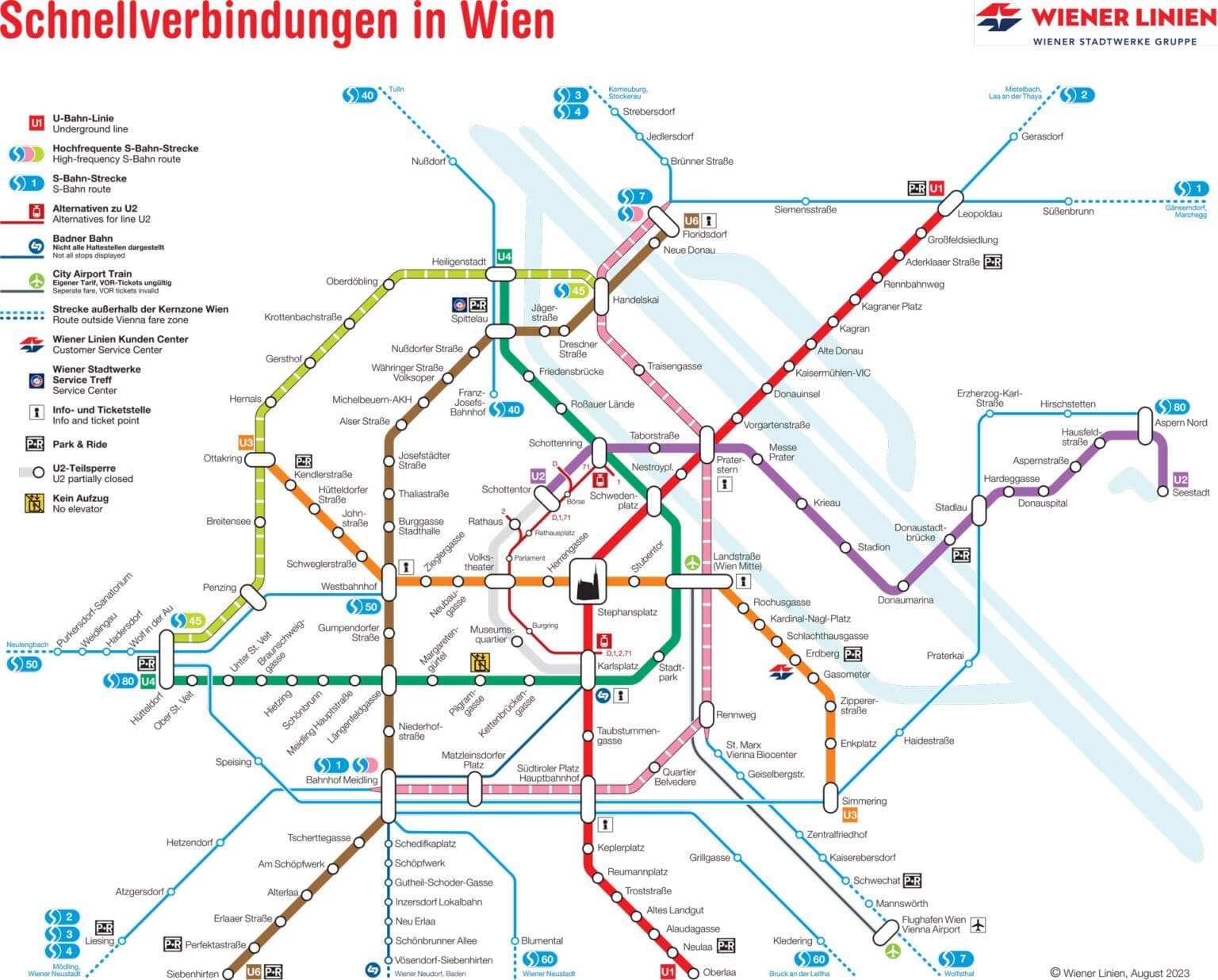Metropolitana di Vienna: mappa, linee e prezzi - Turista Fai Da Te